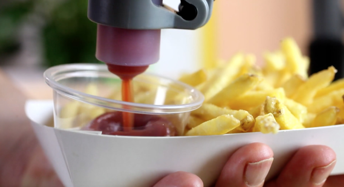 FIFO Portion Controlled Sauce Dispensing System - Sauce Portion control